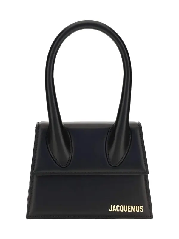 Jacquemus Le Chiquito Medium Leather Top Handle Bag - Black
