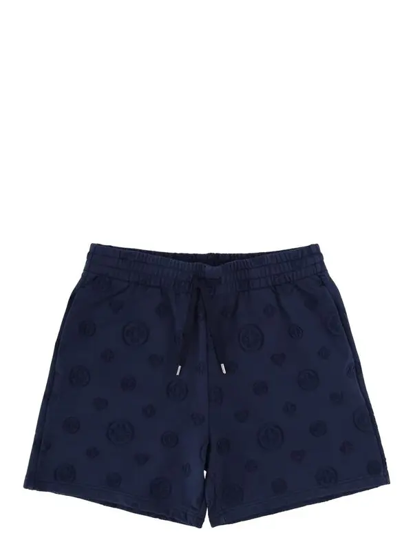 Casablanca Monogram Organic Cotton Shorts - Blue