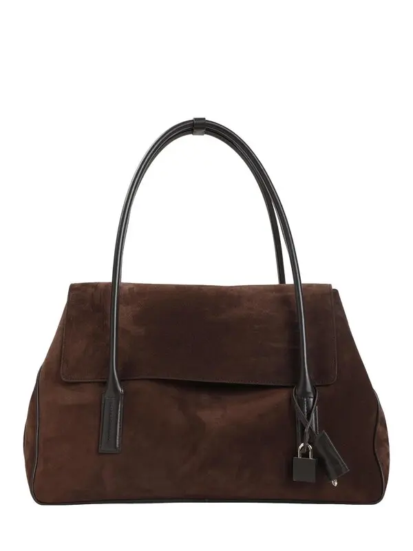 TOM FORD Calf Leather Shoulder Bag - Brown