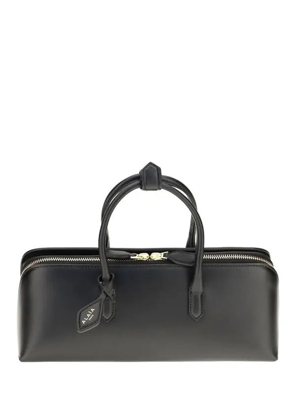 Alaïa Small Delta Nubuck Handbag - Black