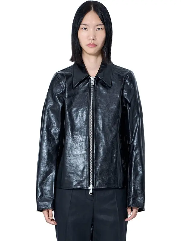 Our Legacy Leather Jacket - Black