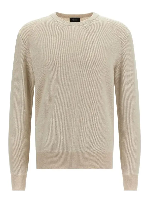 Brioni Cashmere And Wool Crewneck Sweater - Multicolor
