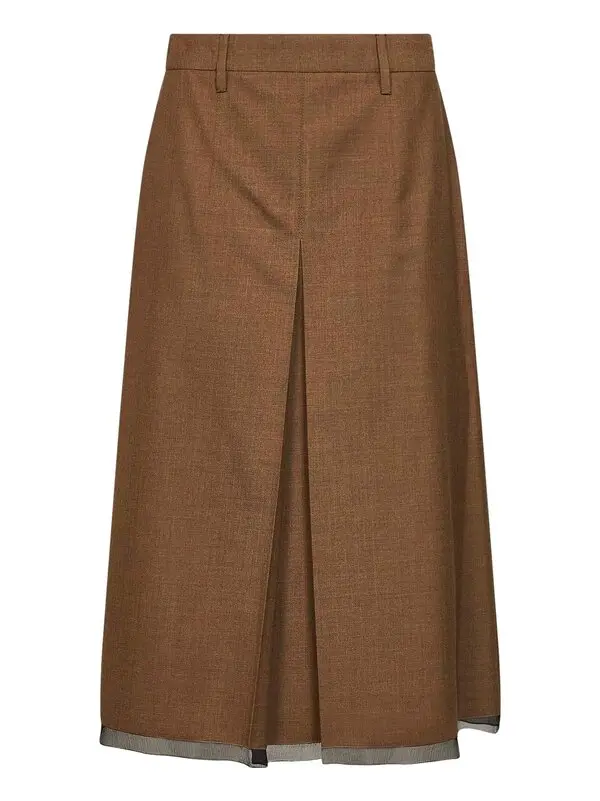 Prada Midi Skirt - Multicolor