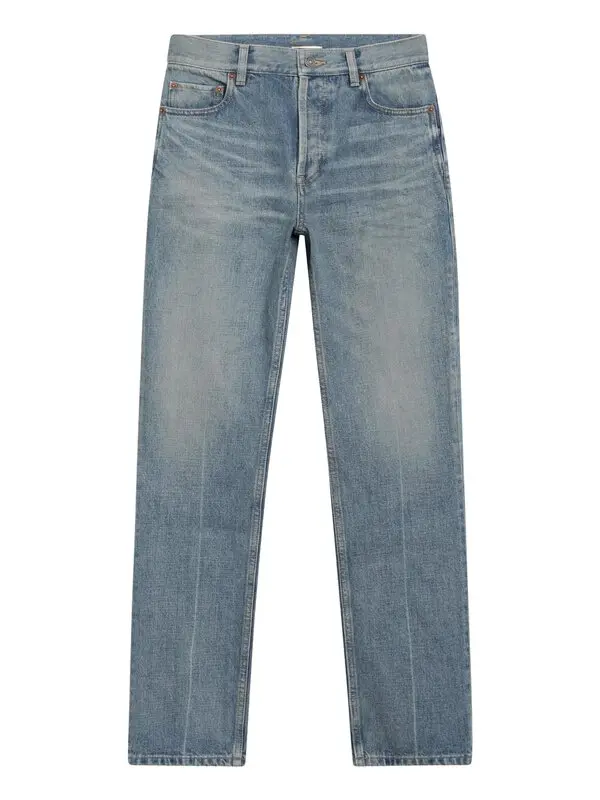 Saint Laurent Straight-leg Denim Jeans - Blue