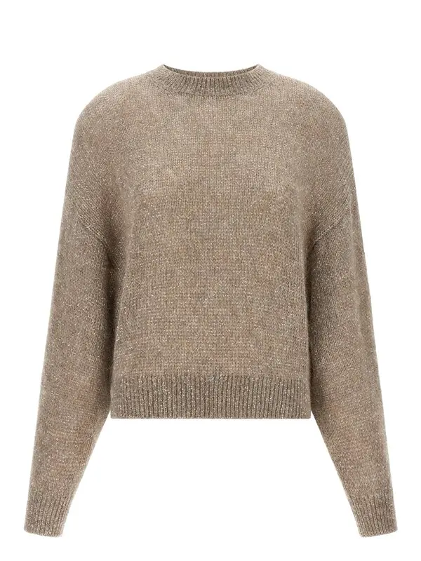 Brunello Cucinelli Diamante' Sweater - Cream