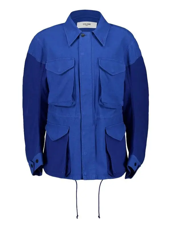Celine Cotton Parka Coat - Multicolor