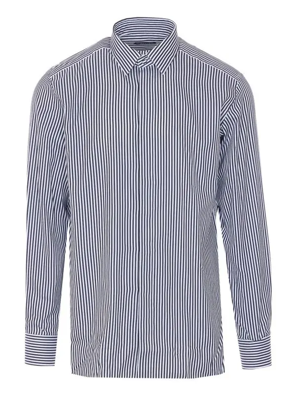 TOM FORD Striped Shirt - Blue