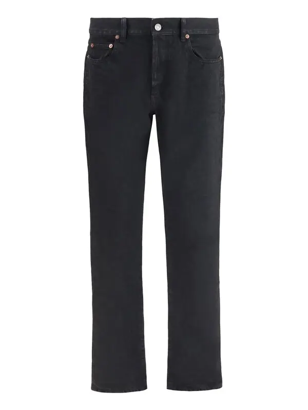 Saint Laurent Slim Fit Denim Jeans - Black