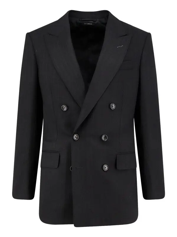 TOM FORD Atticus Wool Blazer - Black