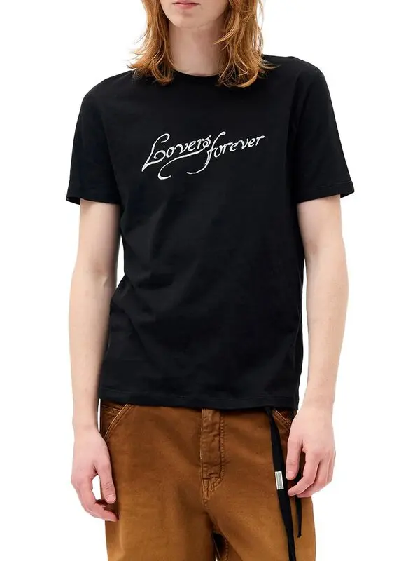 ANN DEMEULEMEESTER T-shirts & Vests T-shirts - Black