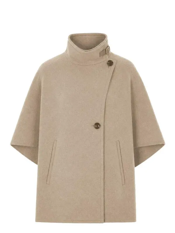 Max Mara Cashmere Cape - Cream