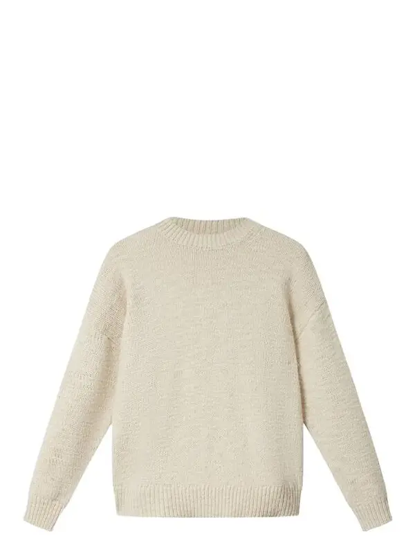Isabel Marant Étoile Wool-blend Relaxed Fit Crew Neck Jumper - Cream