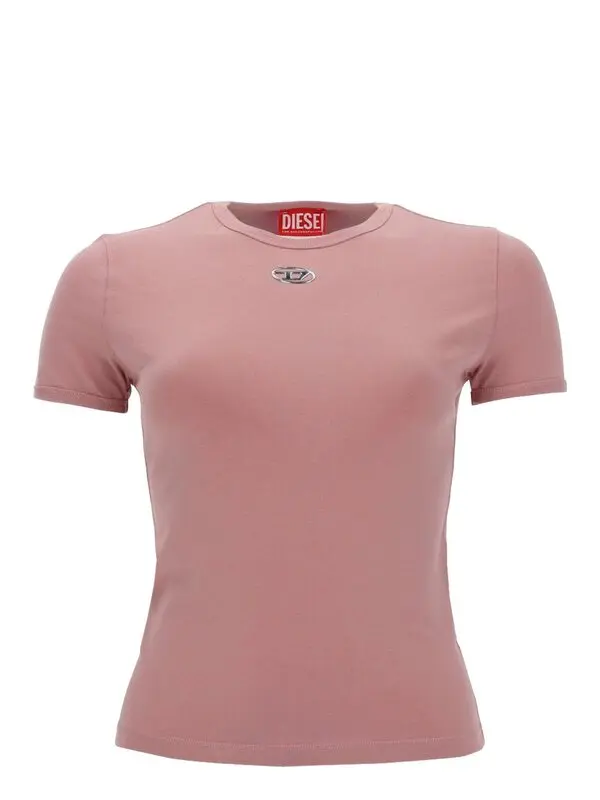 DIESEL® T-uncutieszlong-od T-shirt - Pink