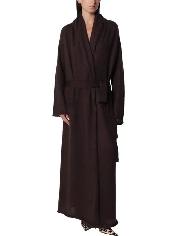 Andamane Vika Mohair Maxi Cardigan - Brown