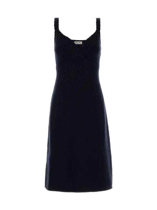 Miu Miu Wool Dress - Blue
