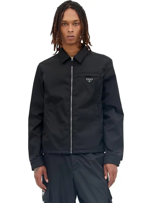 Prada Re-nylon Blouson Jacket - Black