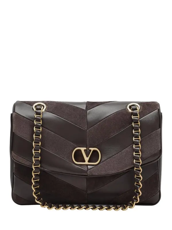 Valentino Garavani Djuna Shoulder Bag - Brown