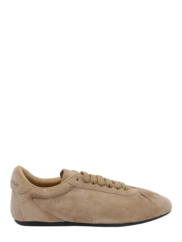 Dolce & Gabbana Suede Soft Ballet Sneakers - Cream