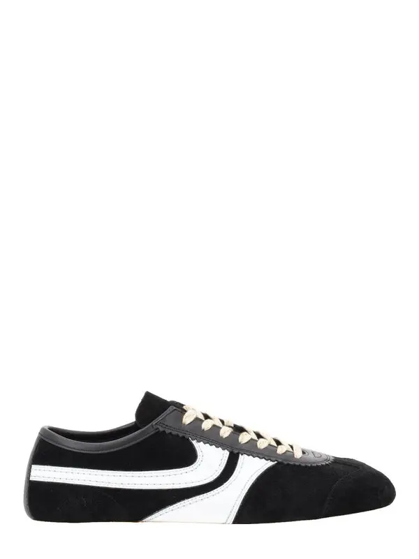 Dries Van Noten Suede Sneaker - Black