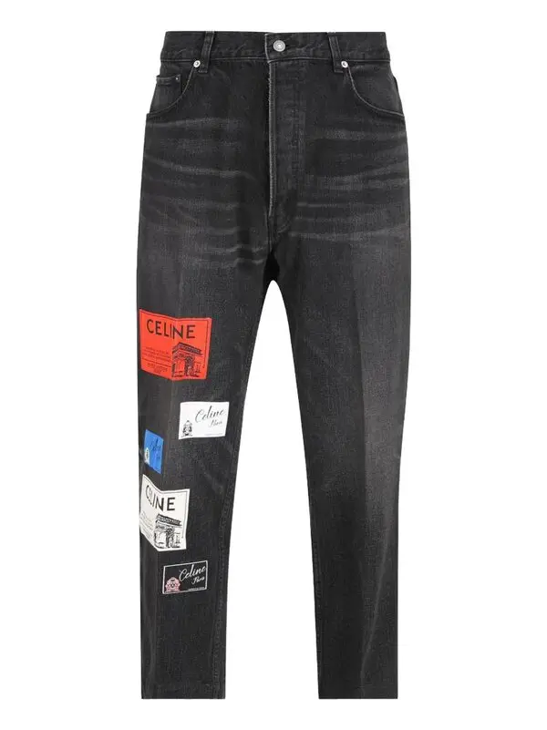 Celine Boyfriend Denim Jeans - Multicolor