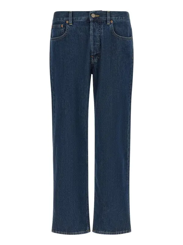 Valentino Garavani Vgold' Jeans - Blue