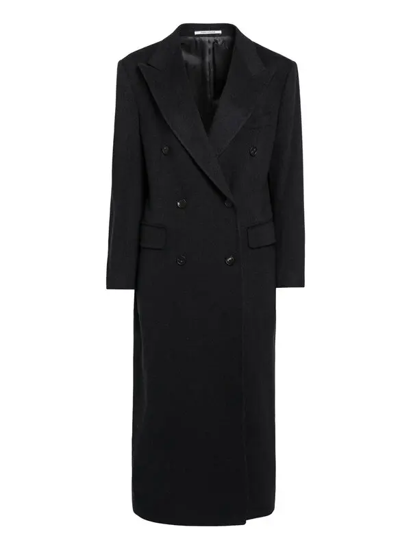 Tagliatore Double-breasted Wool Overcoat - Gray