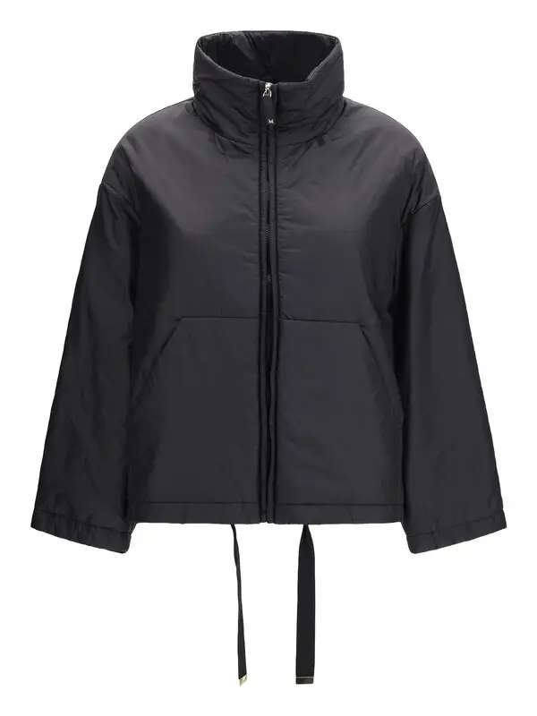 Max Mara Short Padded Canvas Jacket - Black