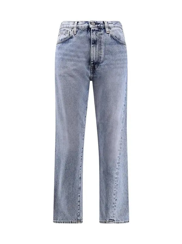 TOTEME Twisted Seam Organic Cotton Jeans - Multicolor
