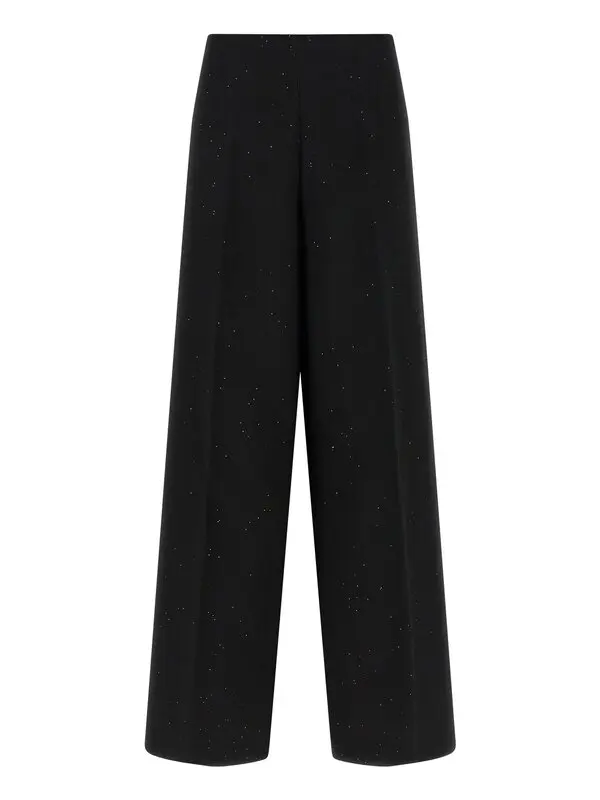 Herno Micro Sequin Pants - Black