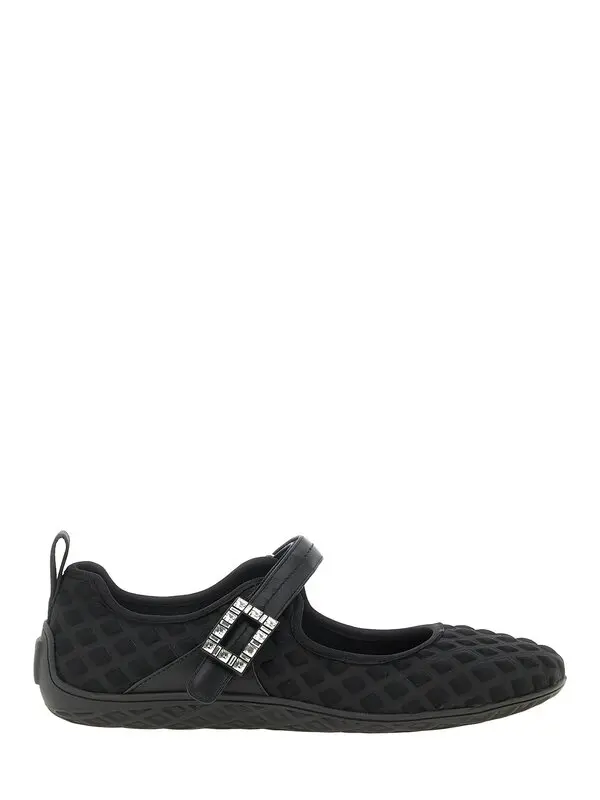 ROGER VIVIER Viv Low' Ballet Flats - Black