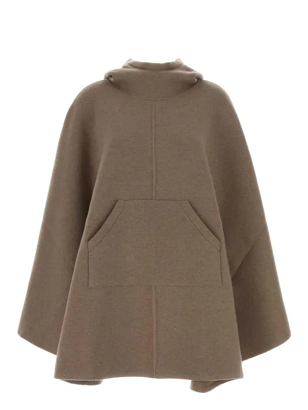 Bottega Veneta Cashmere Cape - Brown