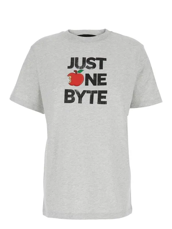 Coperni Crew Neck T-shirt With Front Print - Multicolor