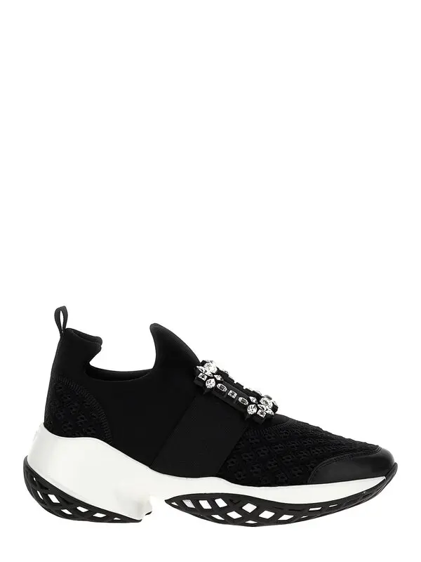 ROGER VIVIER Viv' Run Sneakers - Black