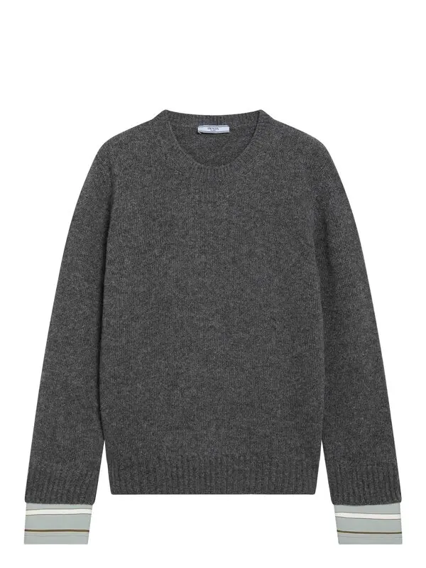 Prada Wool And Cashmere Sweater - Gray