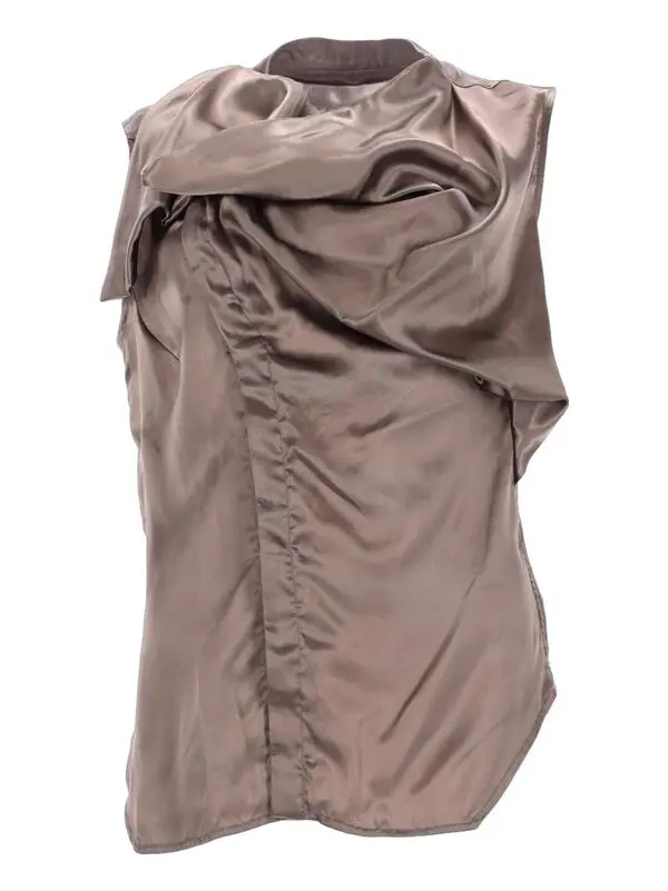 Rick Owens Sleeveless Island Shirt - Multicolor