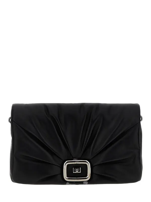 ROGER VIVIER Viv' Choc Large' Shoulder Bag - Black