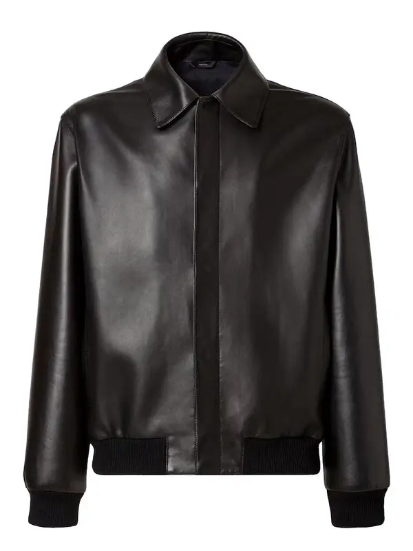 Fendi Leather Jacket - Black