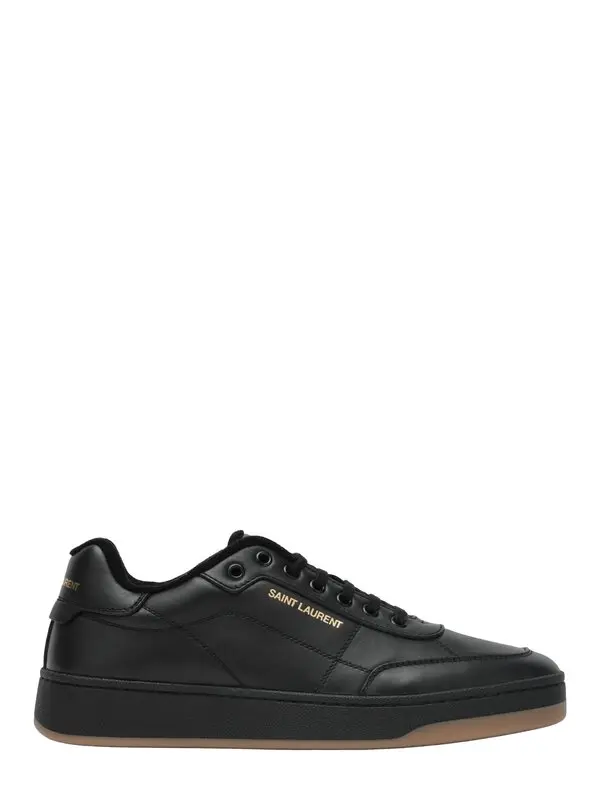 Saint Laurent Sl/61 Leather Sneakers - Black