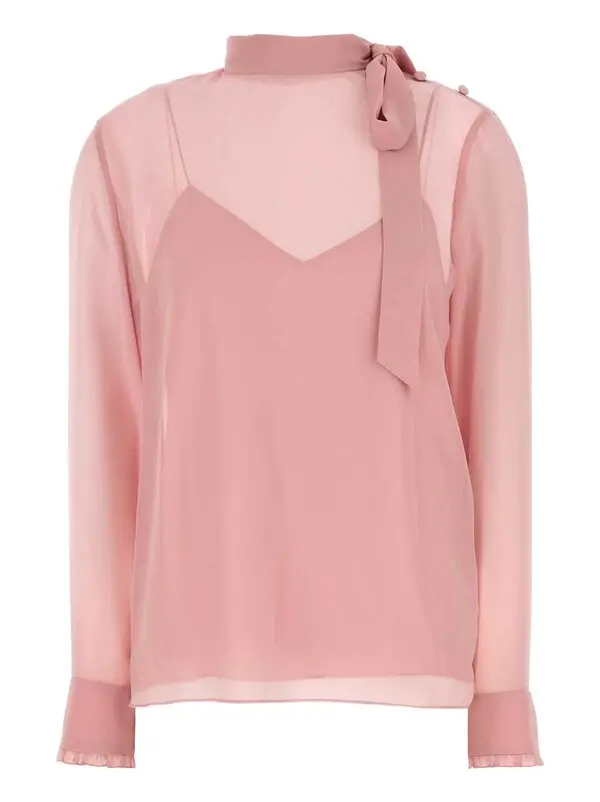 Gucci Crepe Blouse - Pink