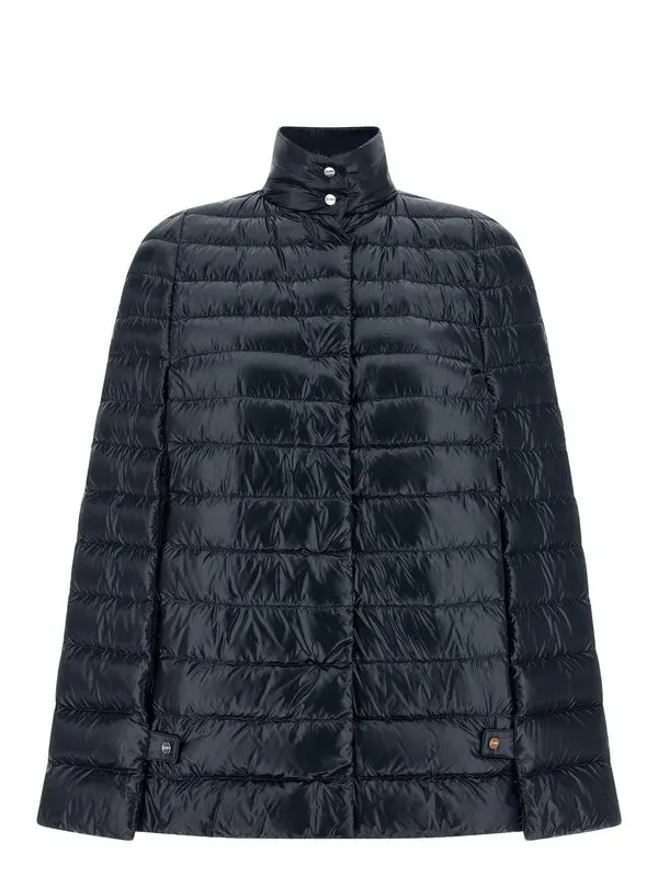 Herno Cape Down Jacket - Blue