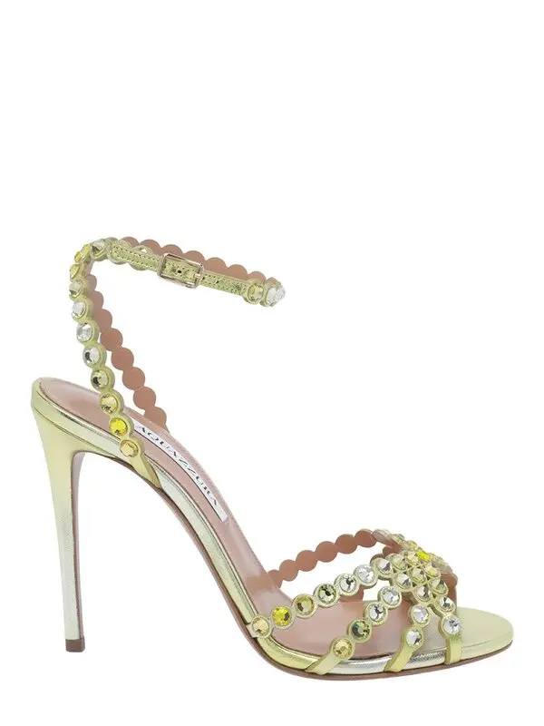 AQUAZZURA Tequila Pump Sandals - Green