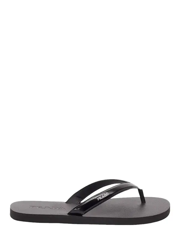 Prada Brushed Leather Sandals - Multicolor