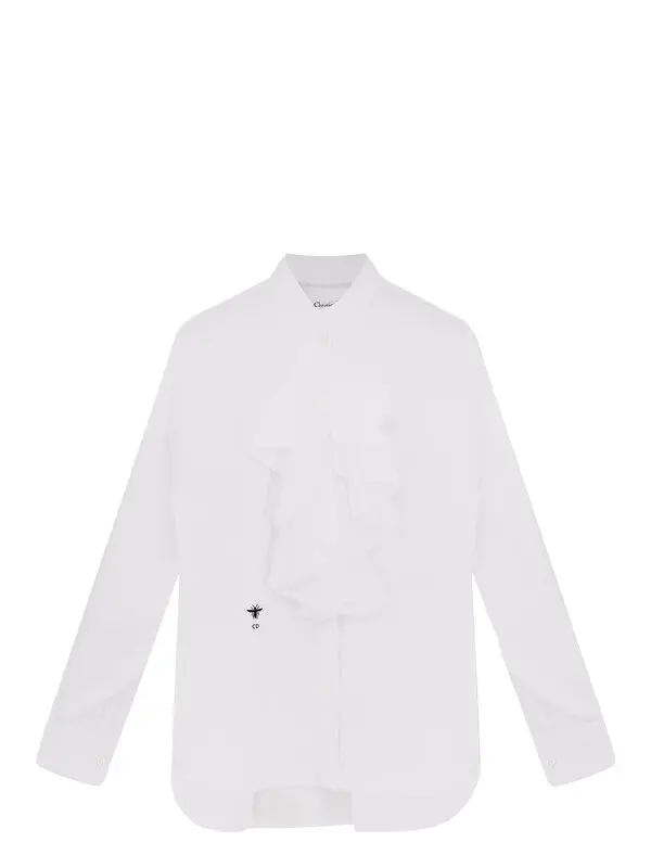 Dior Cotton Jabot Shirt - Multicolor