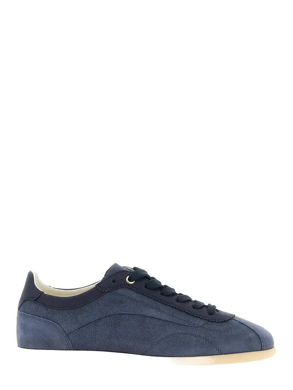 Brunello Cucinelli Texture Nubuck Sneakers - Blue