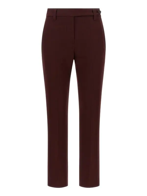 Brunello Cucinelli Monile' Detail Trousers - Multicolor