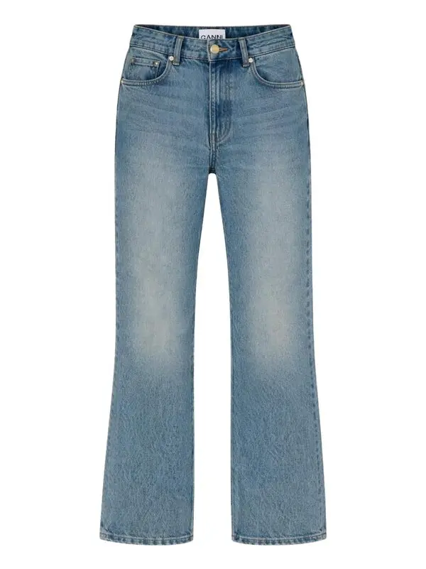 GANNI Betzy Flare Jeans - Blue