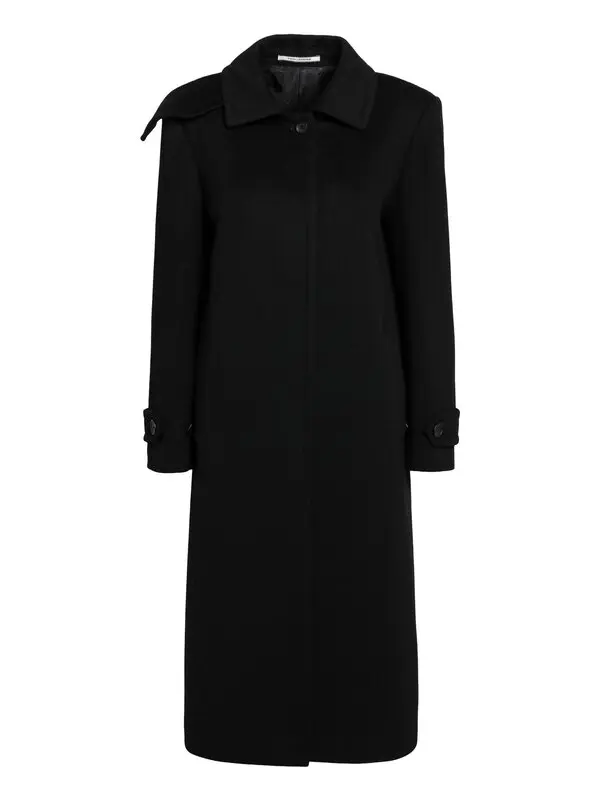 Tagliatore Single-breasted Virgin Wool Coat - Black