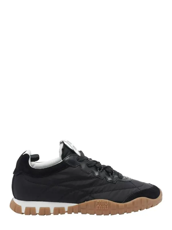 Miu Miu Tyre Sneakers - Black