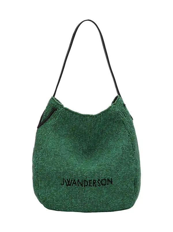 JW Anderson Small Bulb Beaded Bag - Green