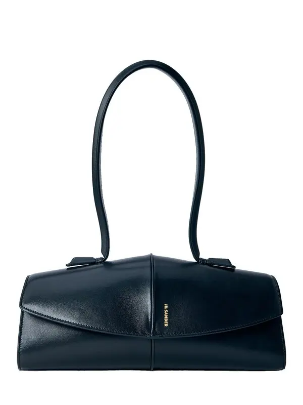 JIL SANDER Linea Shoulder Bag - Black